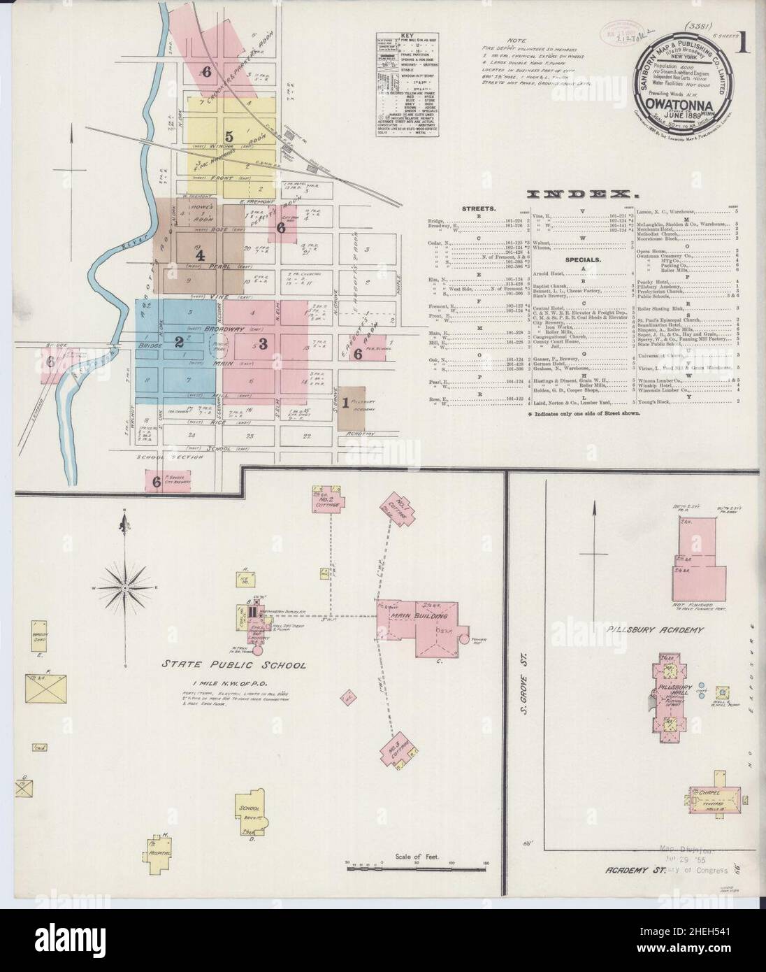 Map of owatonna hi-res stock photography and images - Alamy