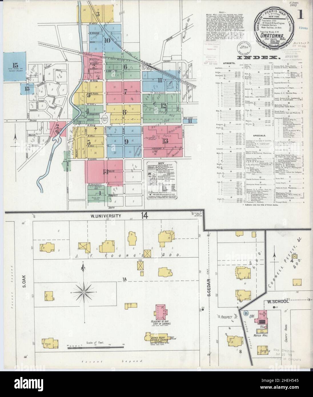 City Of Owatonna Street Map Owatonna Minnesota Map Hi Res Stock