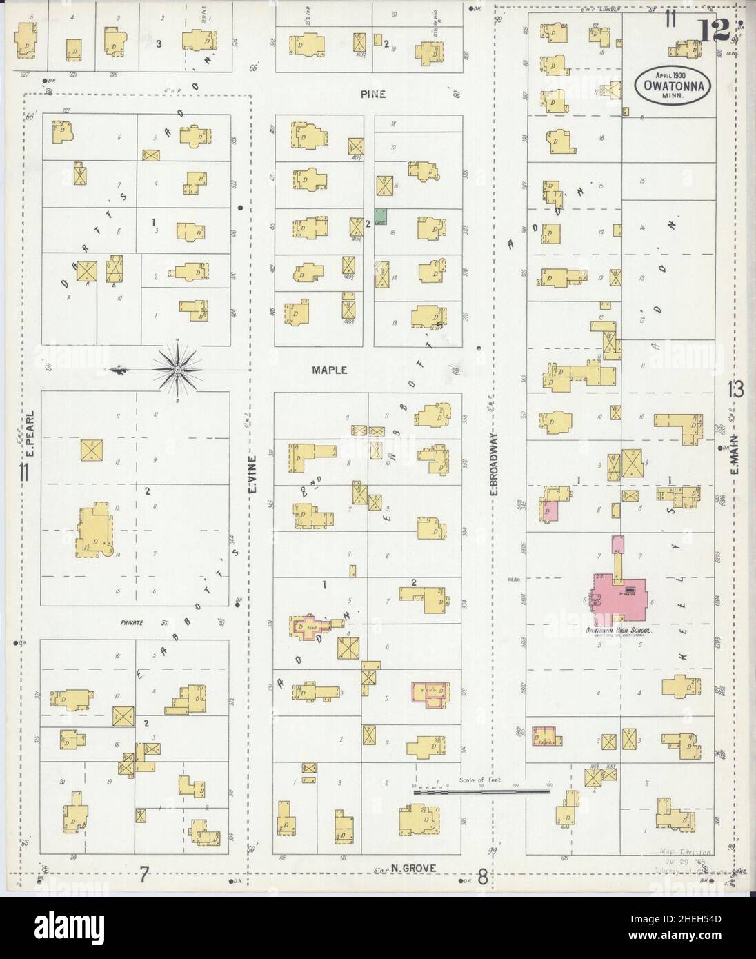 Map of owatonna hi-res stock photography and images - Alamy