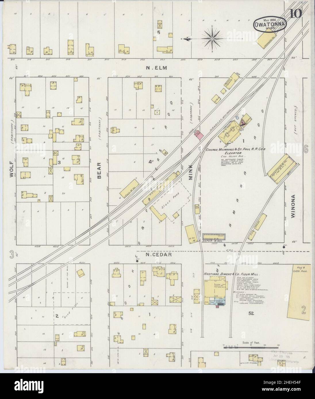 Map of owatonna hi-res stock photography and images - Alamy