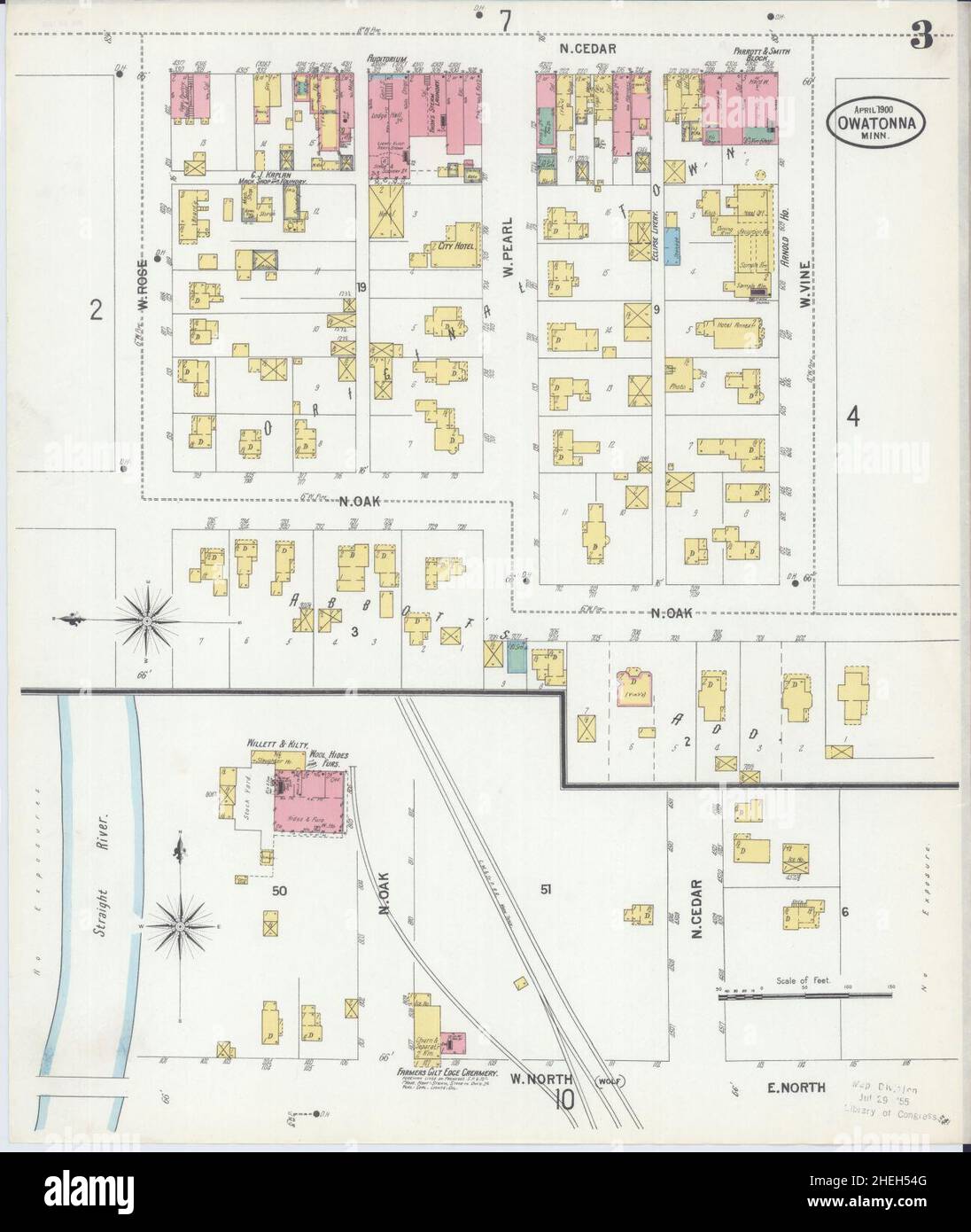 Map of owatonna hi-res stock photography and images - Alamy