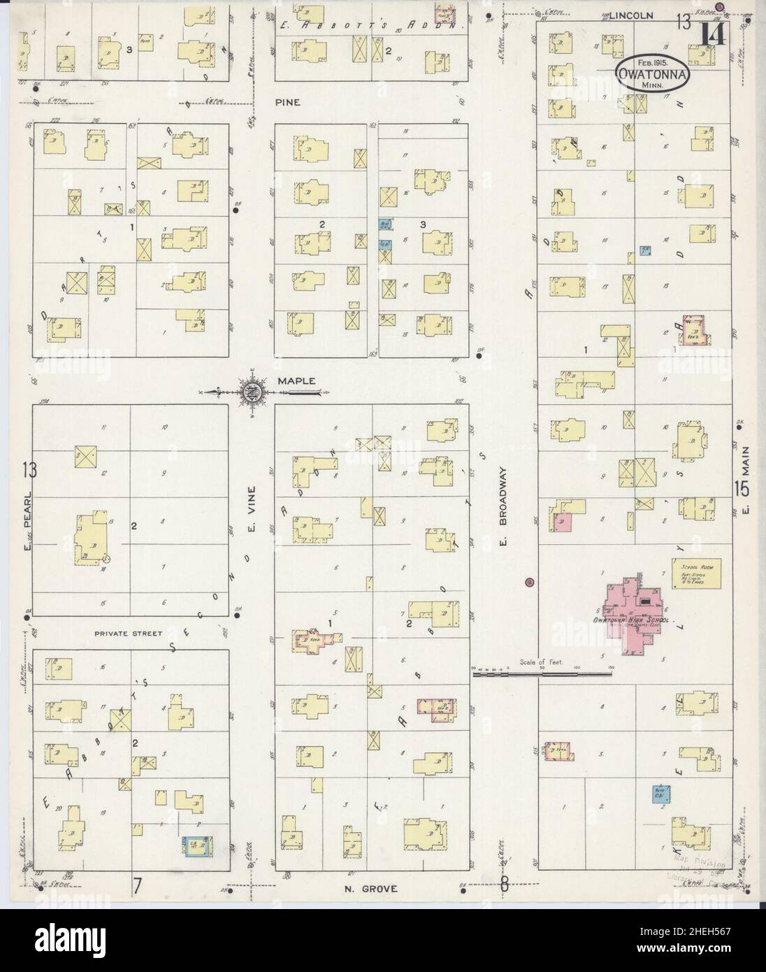 Map of owatonna hi-res stock photography and images - Alamy