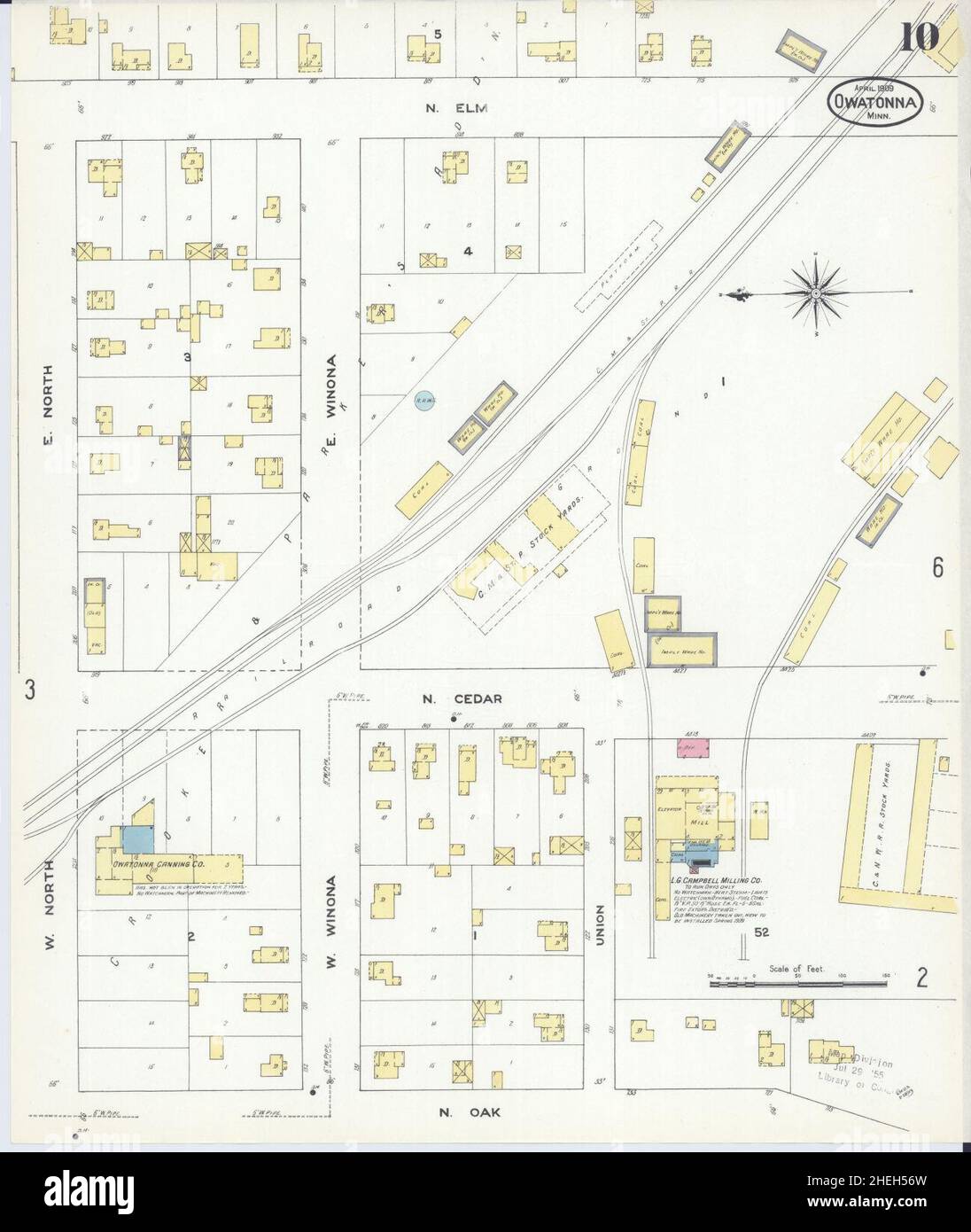 Map of owatonna hi-res stock photography and images - Alamy