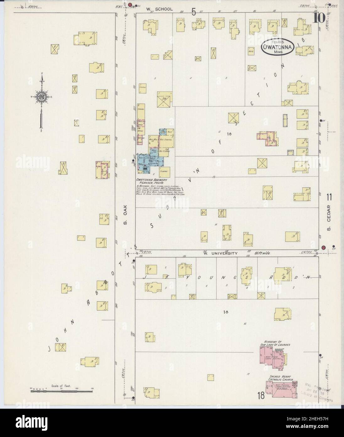 Map of owatonna hi-res stock photography and images - Alamy