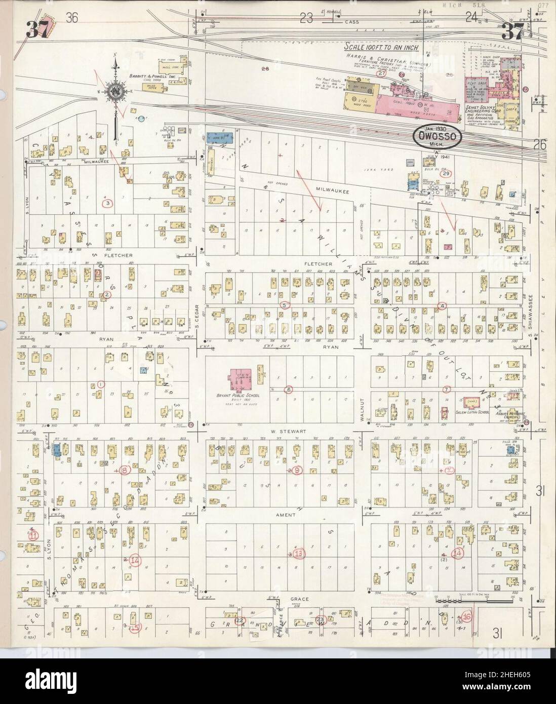 Owosso hi-res stock photography and images - Alamy