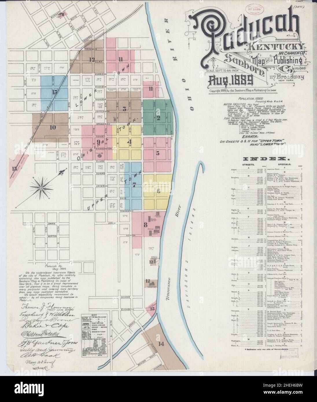 Map of paducah hi-res stock photography and images - Alamy