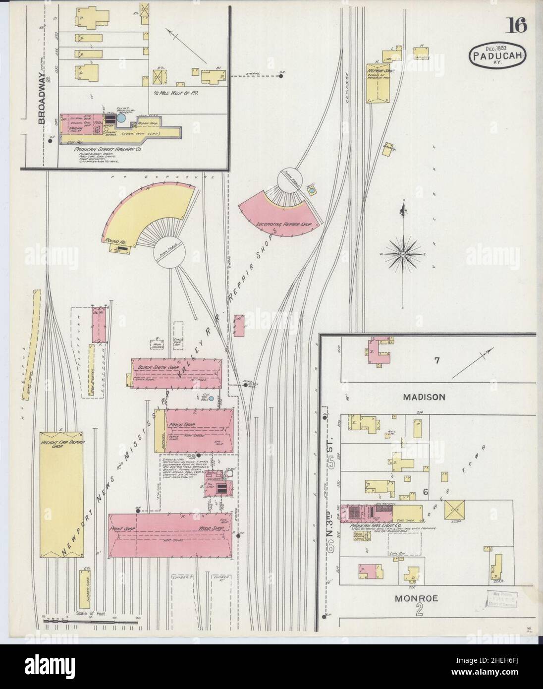 Sanborn Fire Insurance Map from Paducah, Mccraken County, Kentucky ...