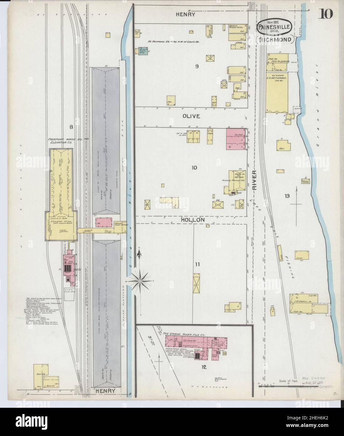 Map of painesville hi-res stock photography and images - Alamy