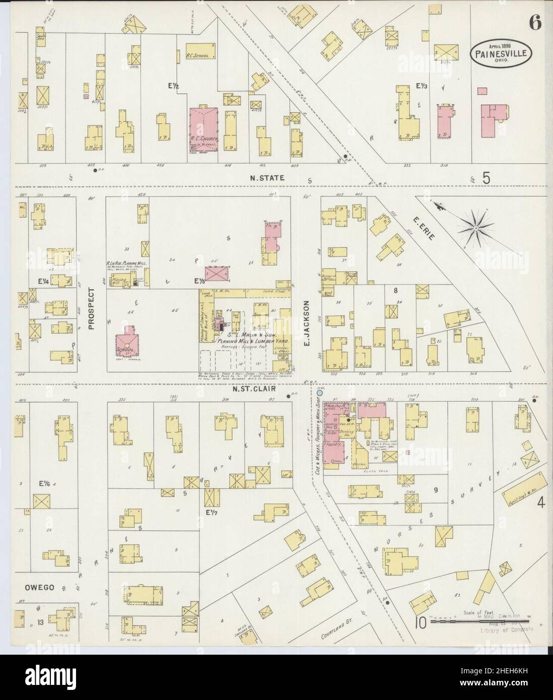 Map of painesville hi-res stock photography and images - Alamy