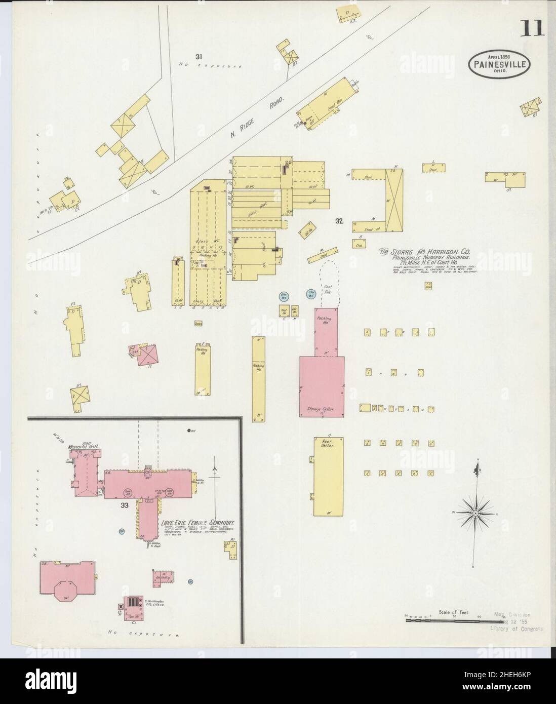 Map of painesville hi-res stock photography and images - Alamy
