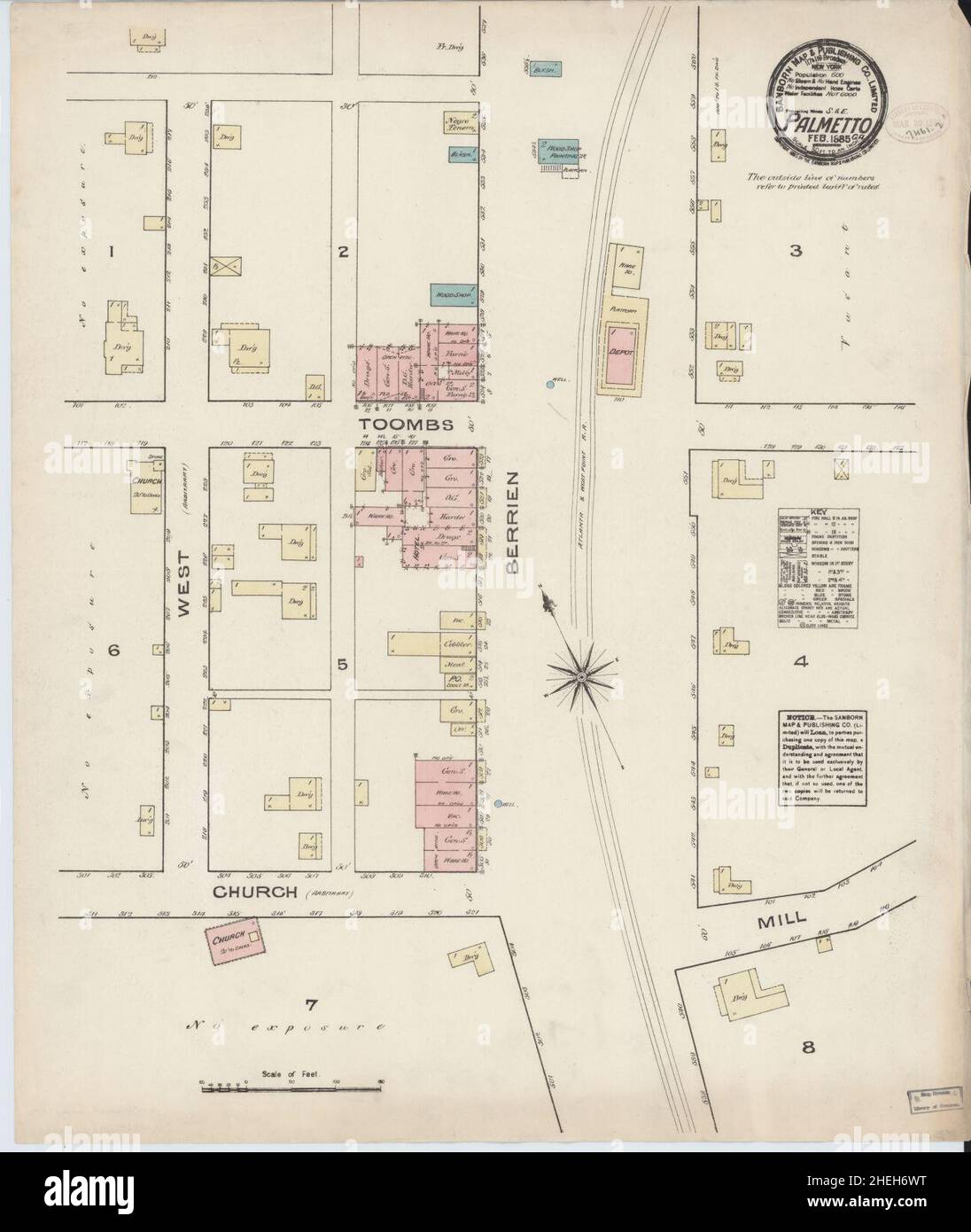 Palmetto georgia map hi-res stock photography and images - Alamy