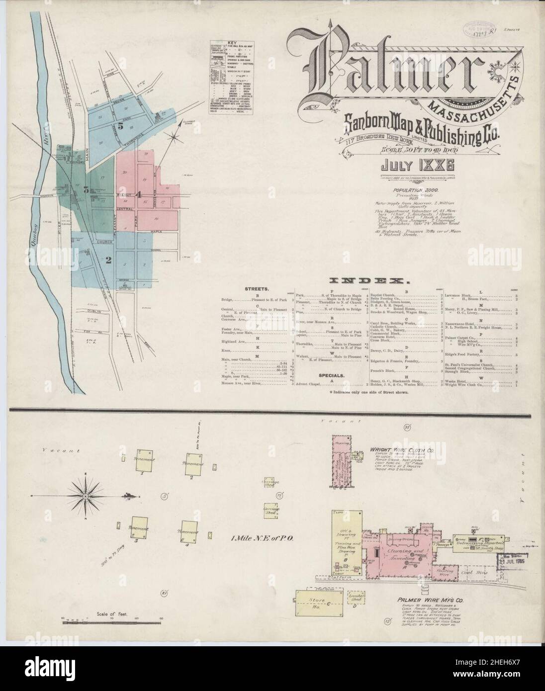 Map of palmer hi-res stock photography and images - Alamy