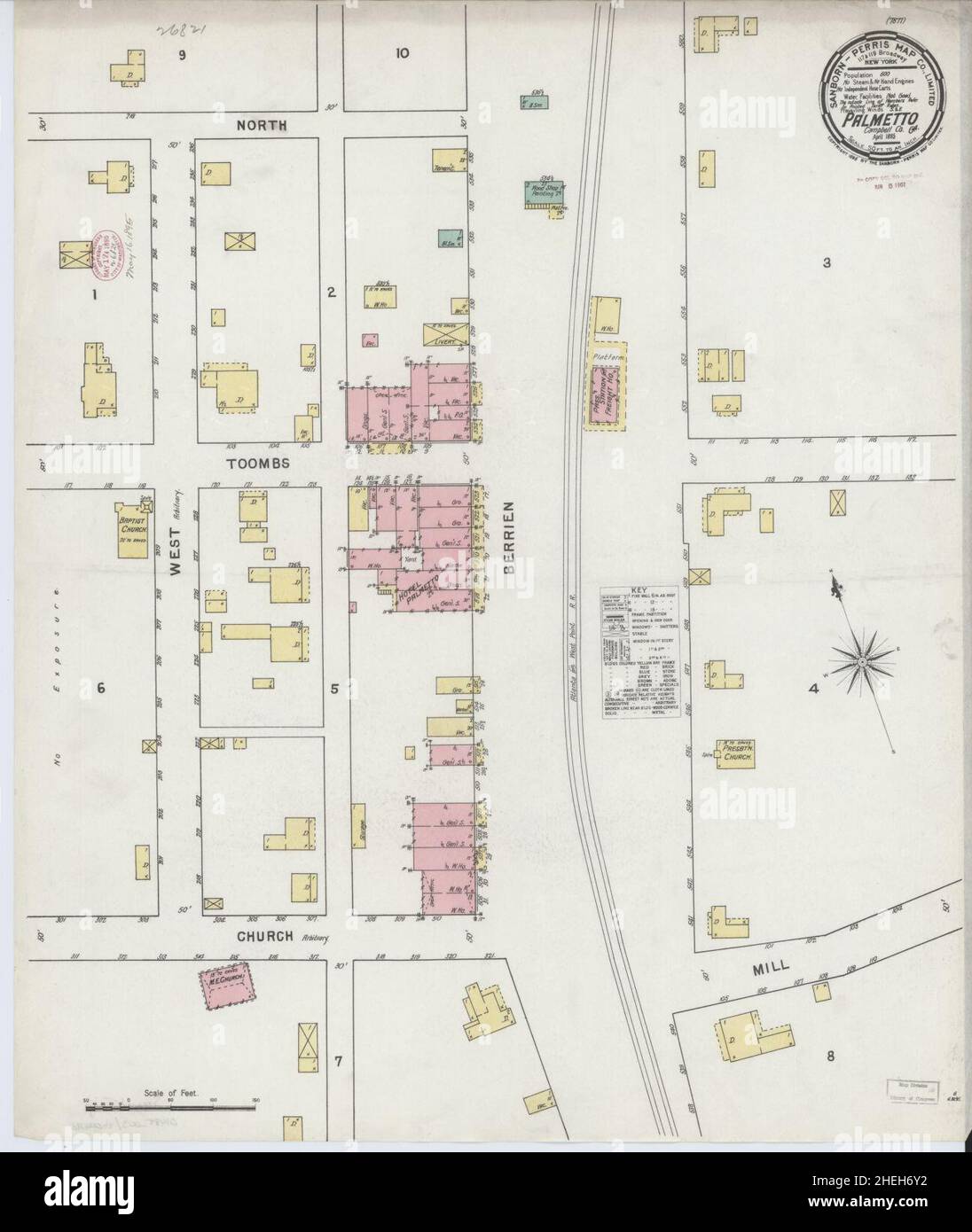 Map of palmetto hi-res stock photography and images - Alamy