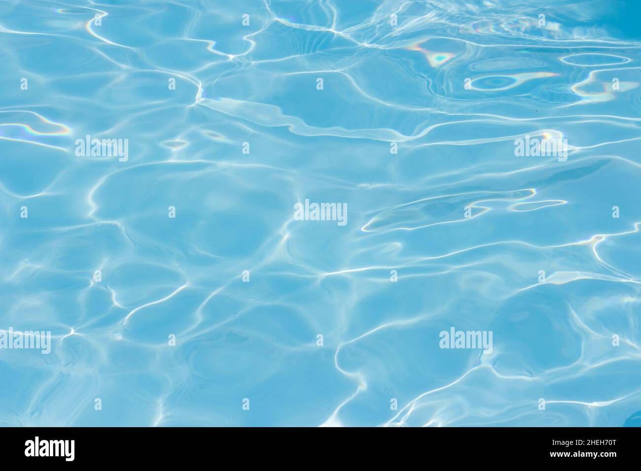 Blue and transparent water texture pattern Stock Photo - Alamy