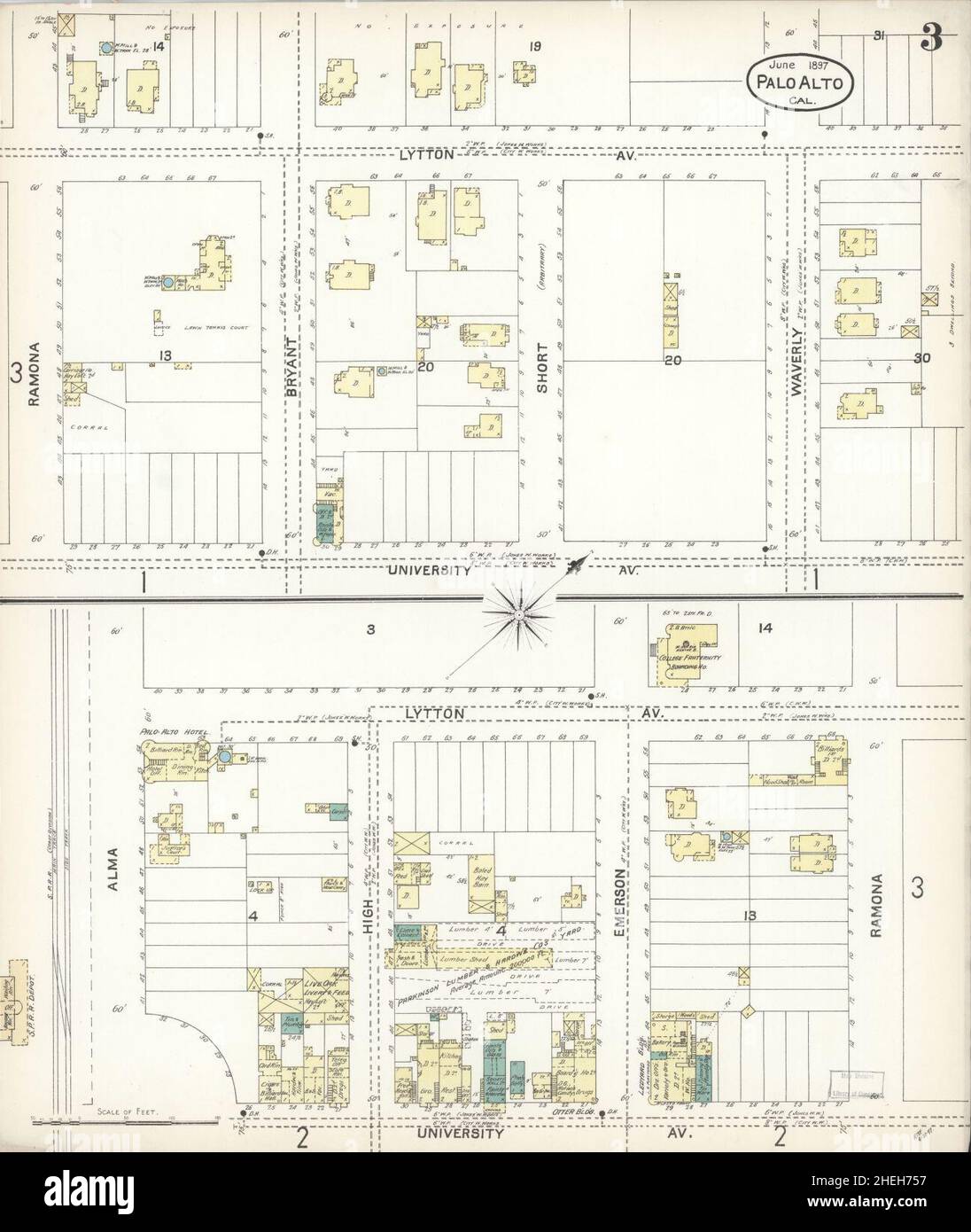 Santa clara county map hi-res stock photography and images - Alamy