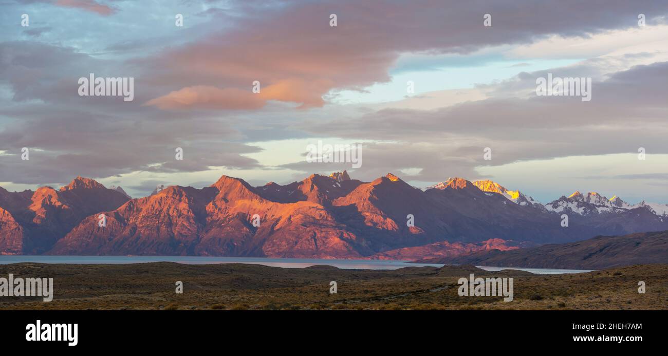 Patagonia landscapes in Southern Argentina. Beautiful natural landscapes Stock Photo - Alamy