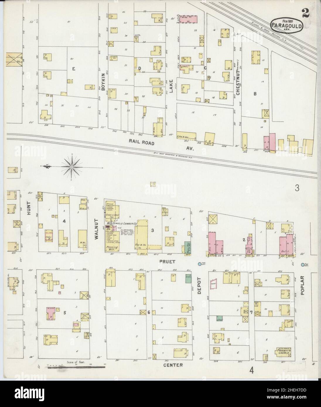 Map of paragould hi-res stock photography and images - Alamy