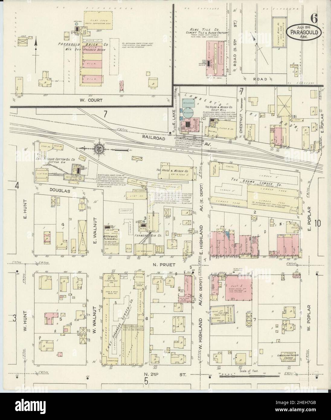 Map of paragould hi-res stock photography and images - Alamy