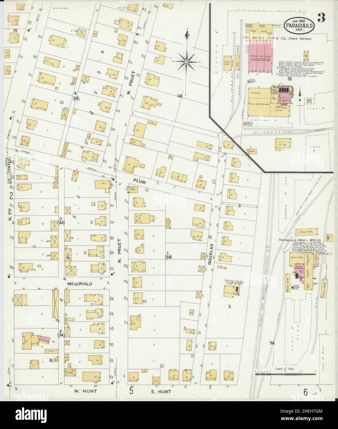 Map of paragould hi-res stock photography and images - Alamy