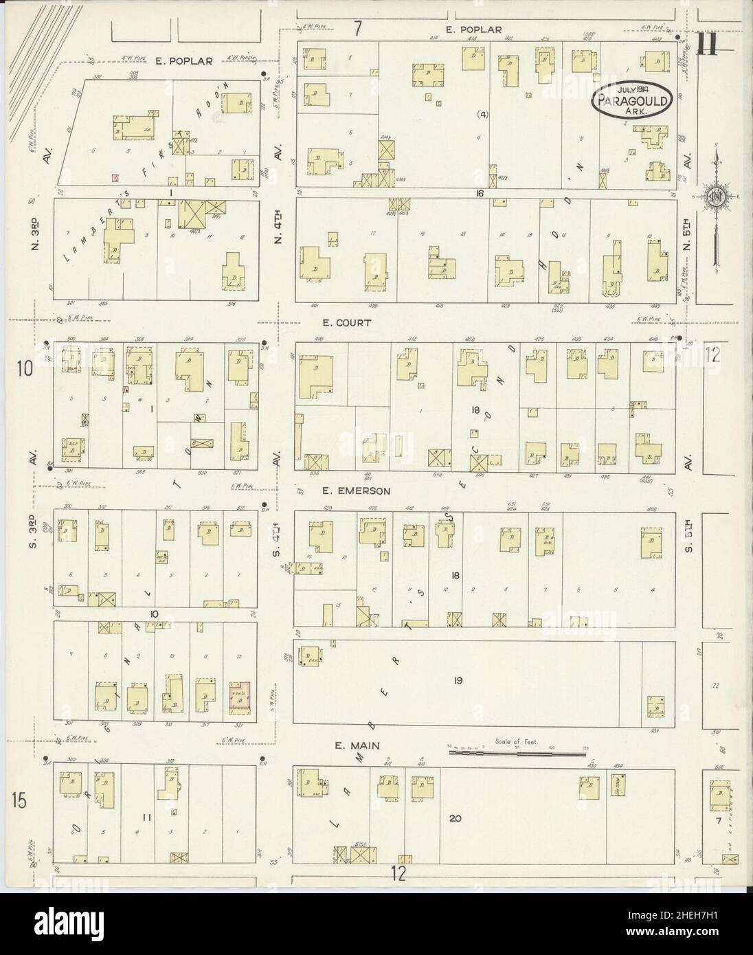 Paragould arkansas map hi-res stock photography and images - Alamy