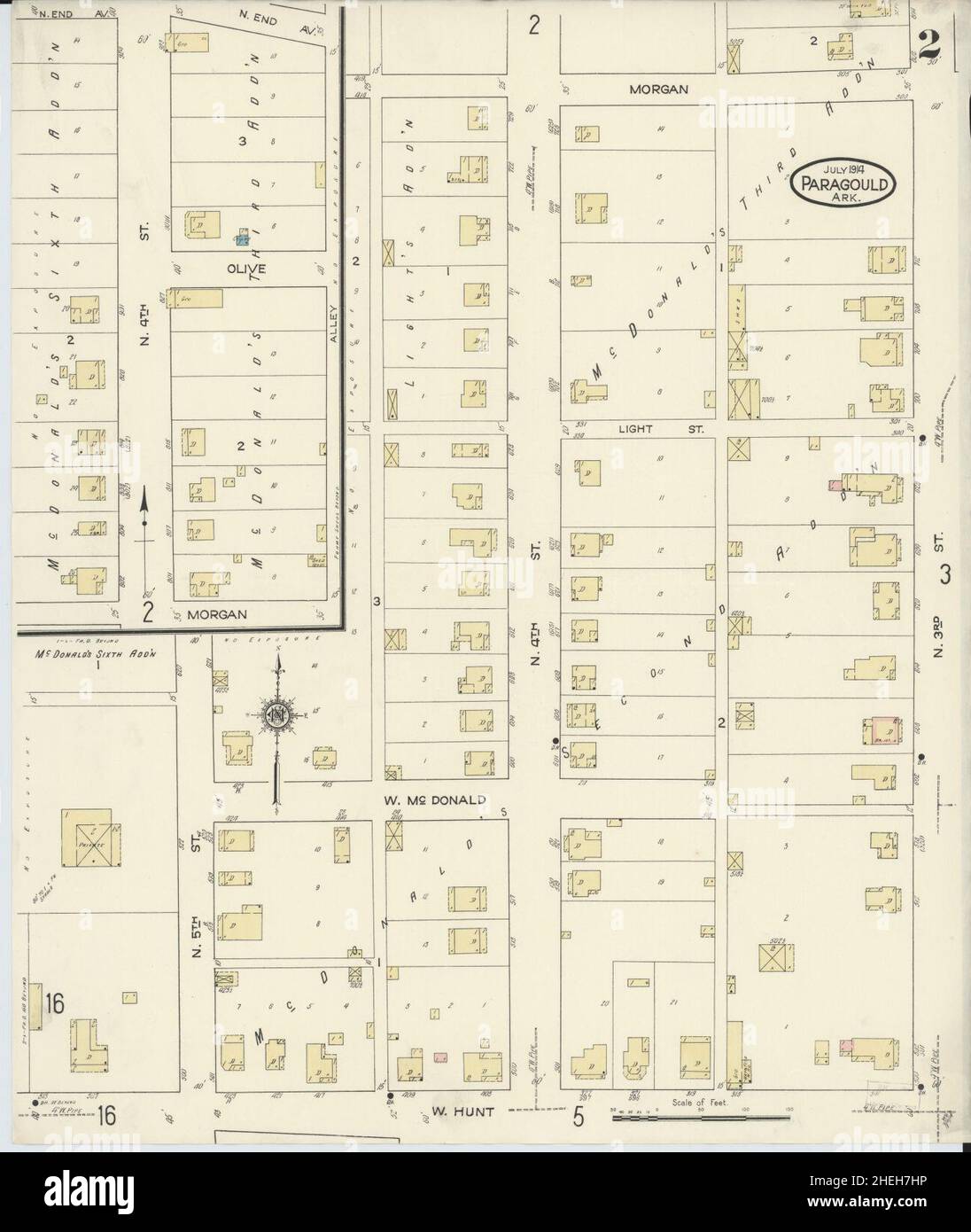 Map of paragould hi-res stock photography and images - Alamy