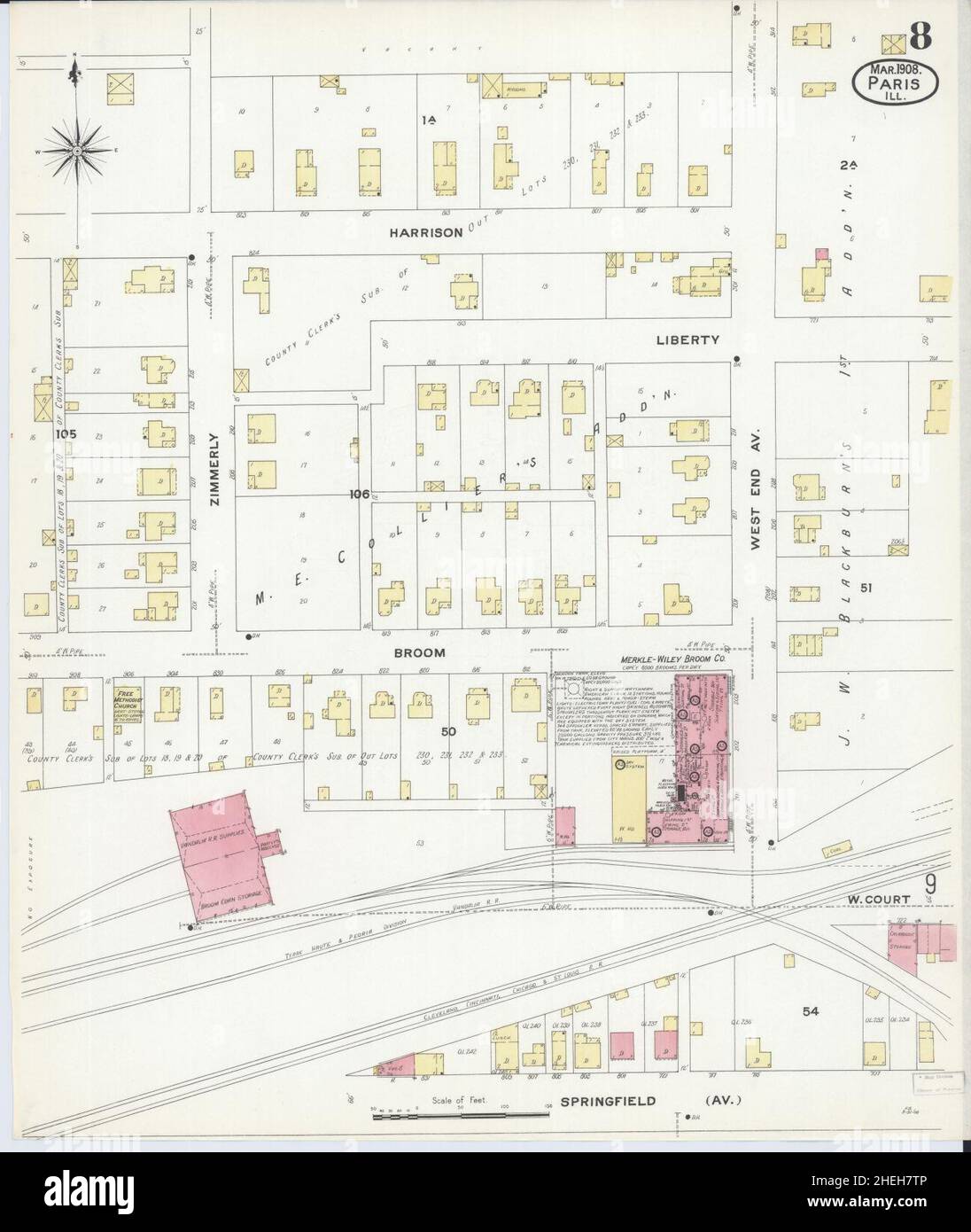 Edgar county map hi-res stock photography and images - Alamy