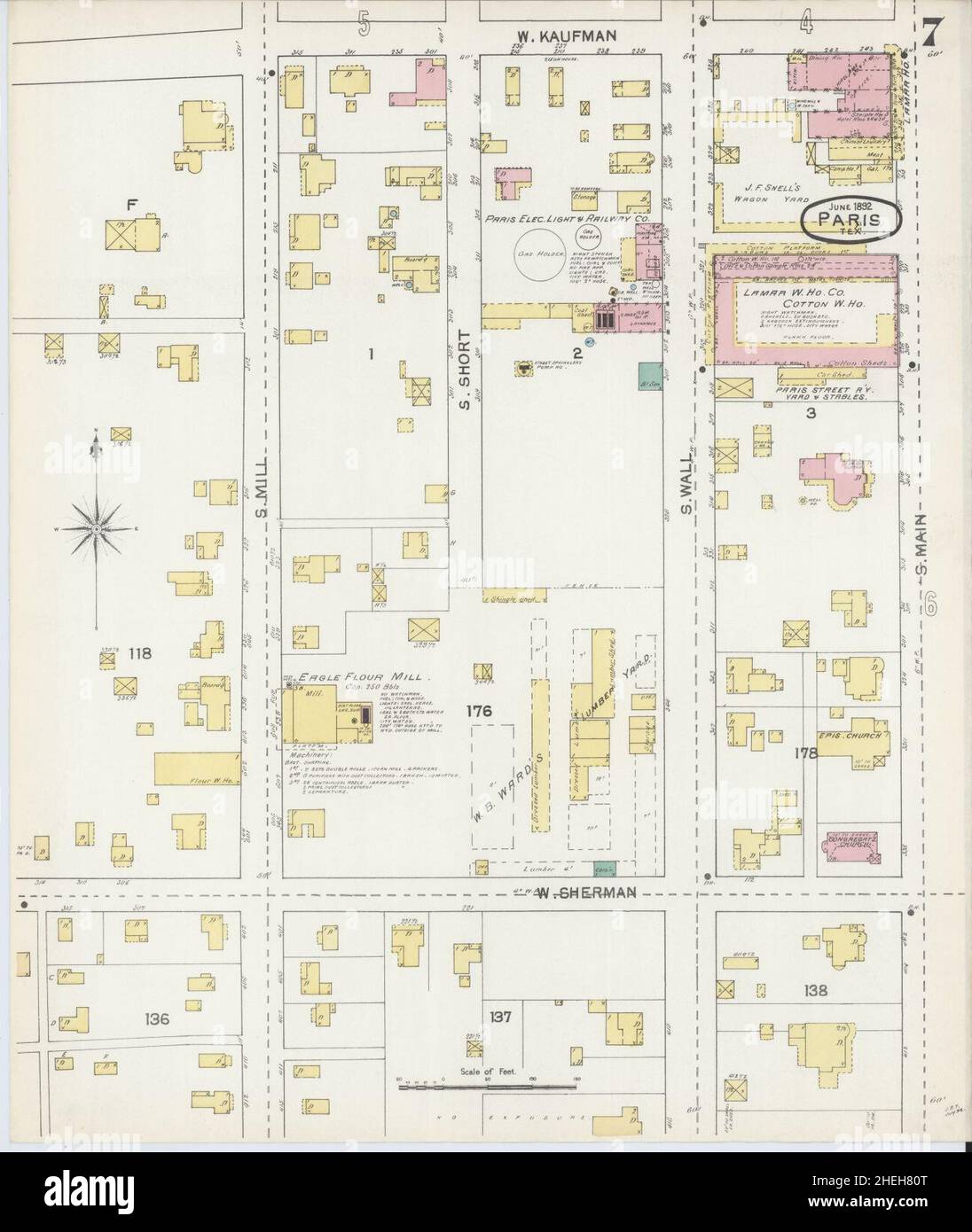 Map of lamar hi-res stock photography and images - Alamy