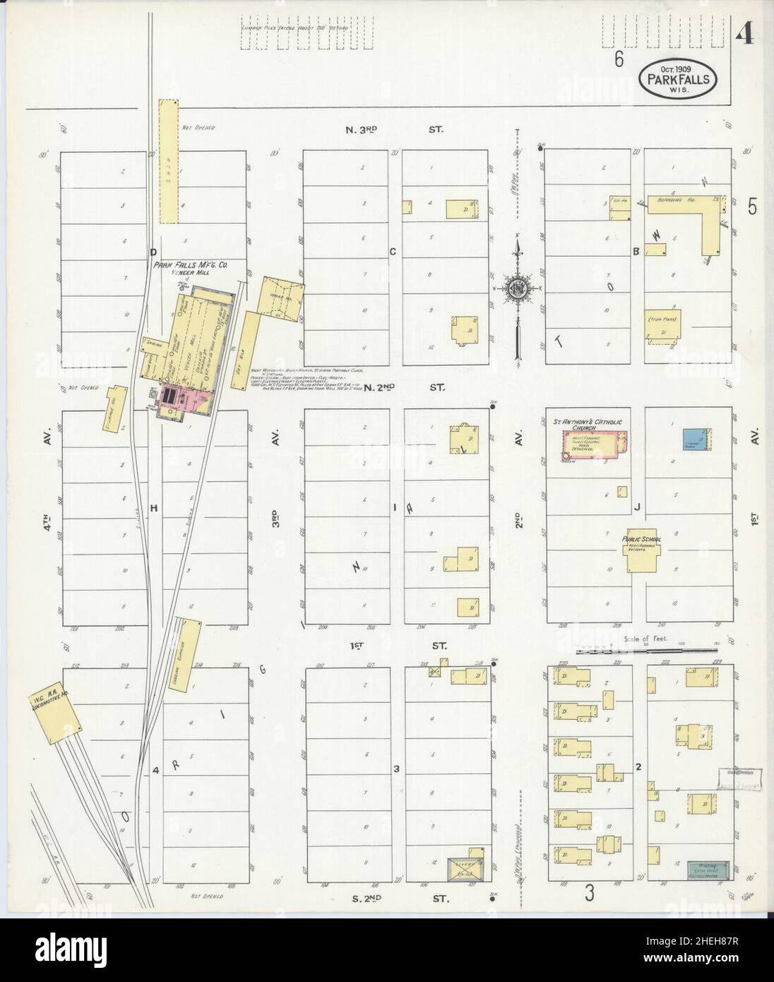 Park falls wisconsin map hi-res stock photography and images - Alamy
