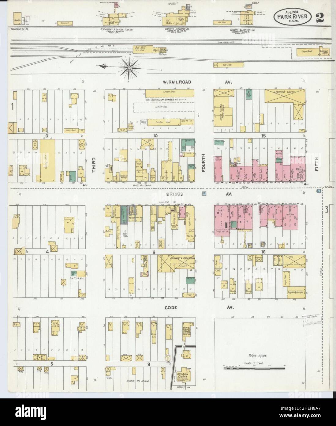 Sanborn Fire Insurance Map from Park River, Walsh County, North Dakota ...
