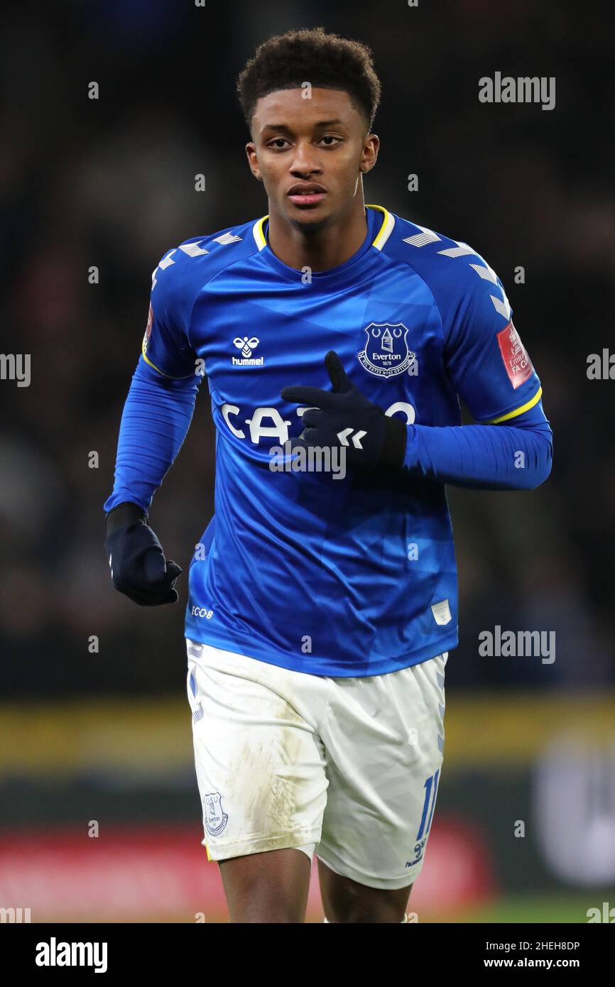 DEMARAI GRAY, EVERTON FC, 2022 Stock Photo - Alamy