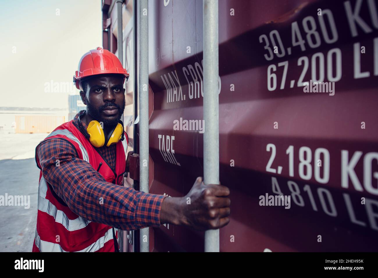 African american workers opening hi-res stock photography and images ...