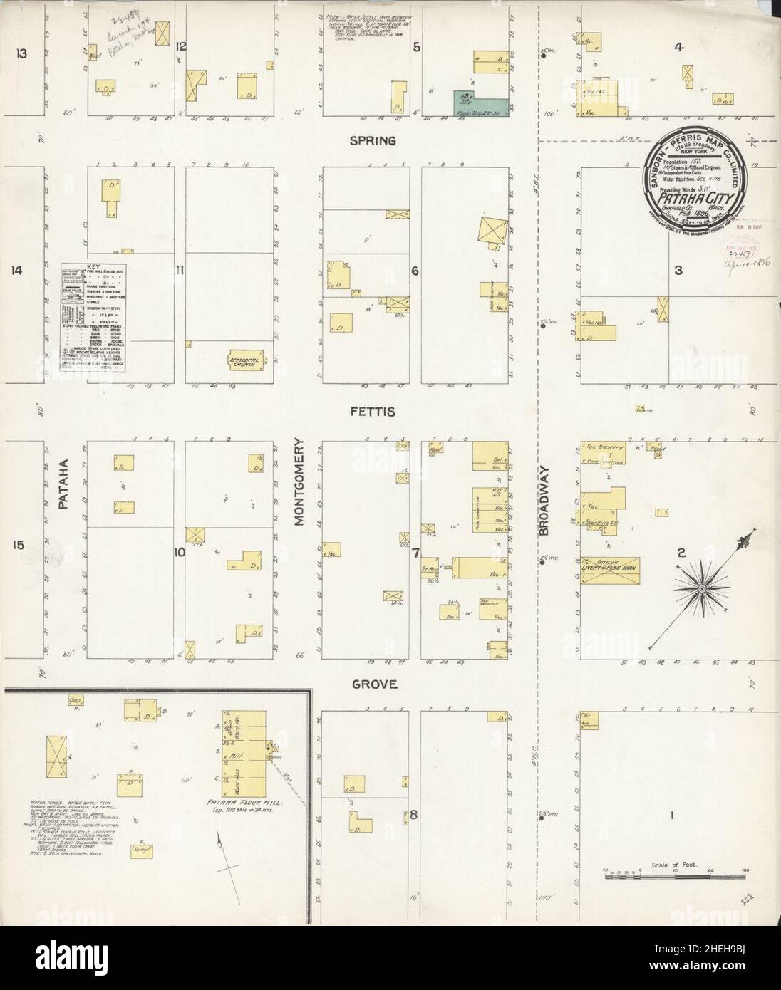 Garfield washington map hi-res stock photography and images - Alamy