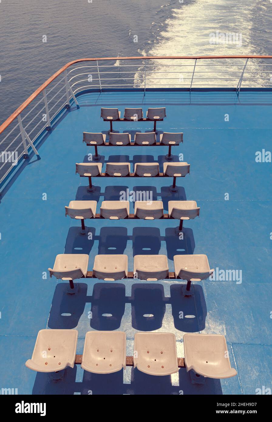 Deck of boat overhead hi-res stock photography and images - Alamy