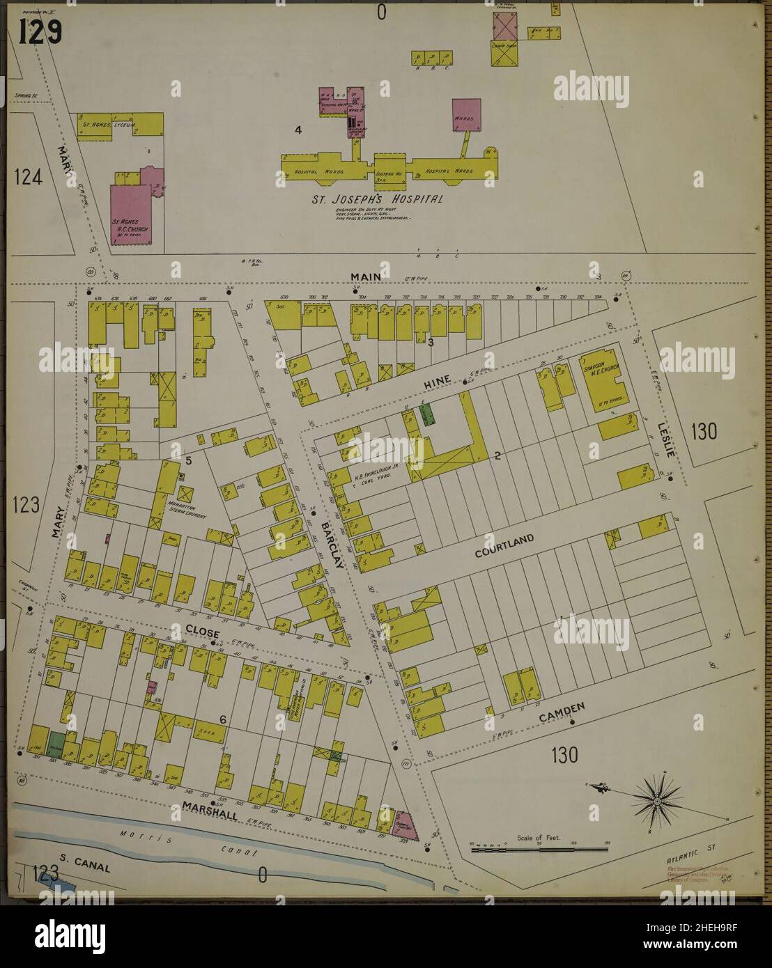 Map of paterson hi-res stock photography and images - Alamy