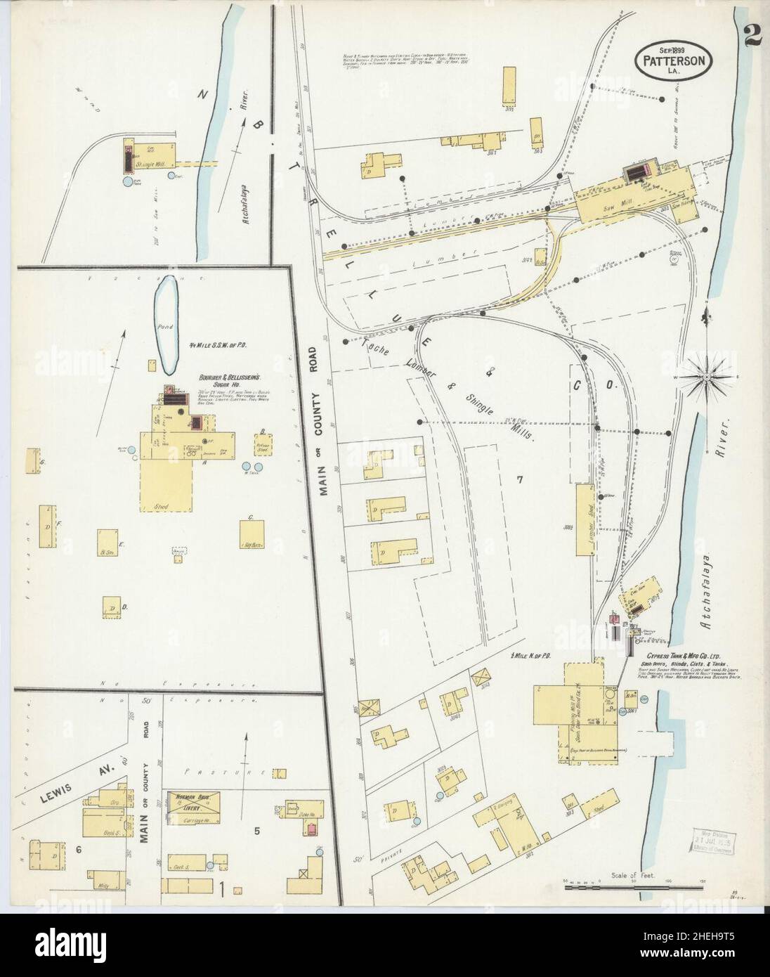 Map of patterson hi-res stock photography and images - Alamy