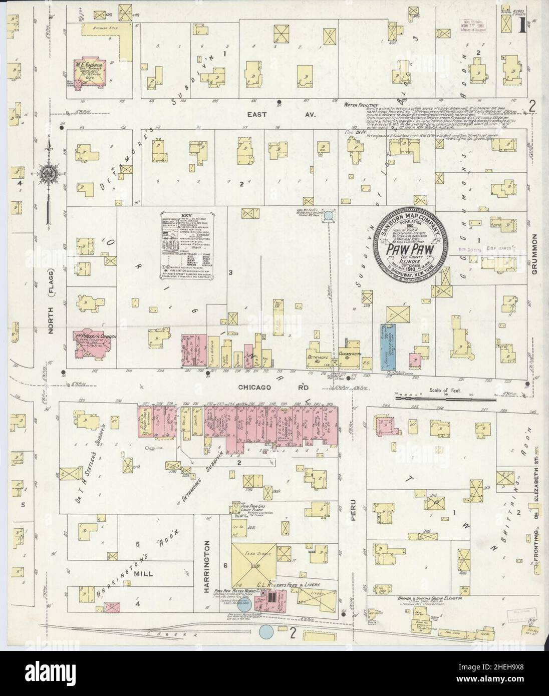 Map of paw paw hi-res stock photography and images - Alamy