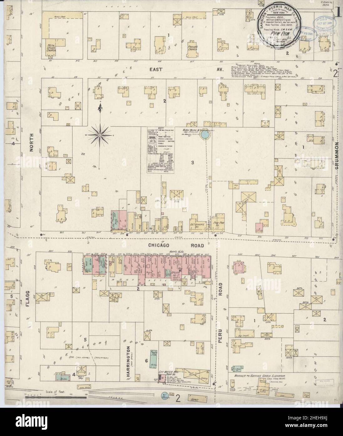 Map of paw paw hi-res stock photography and images - Alamy