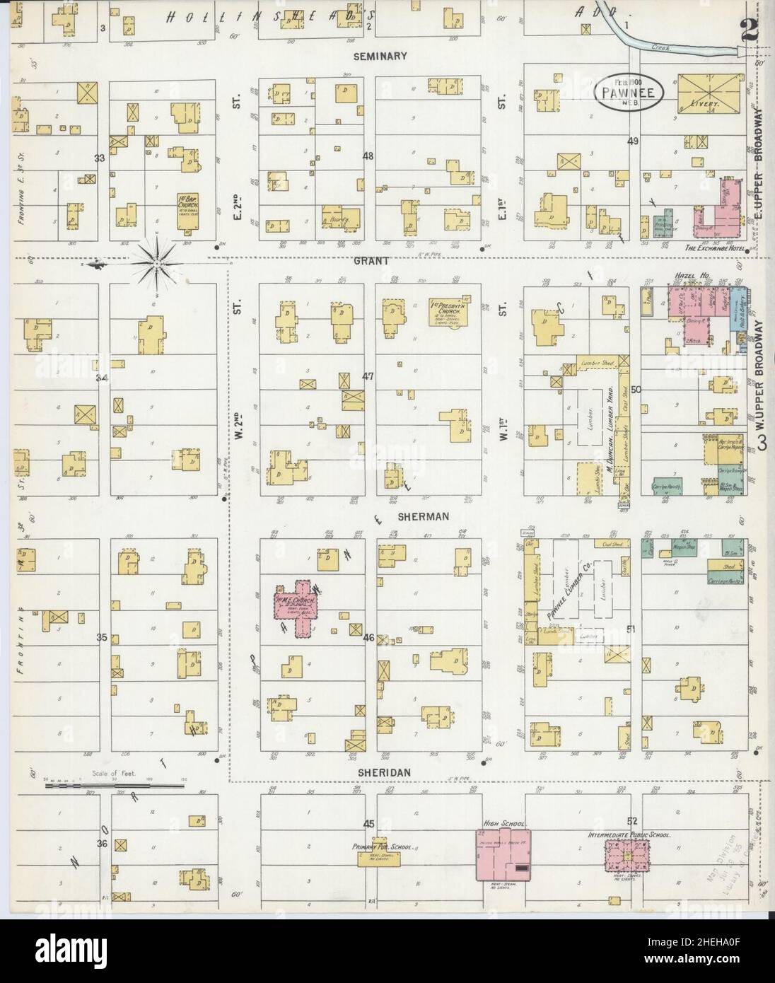 Map of pawnee city nebraska hi-res stock photography and images - Alamy