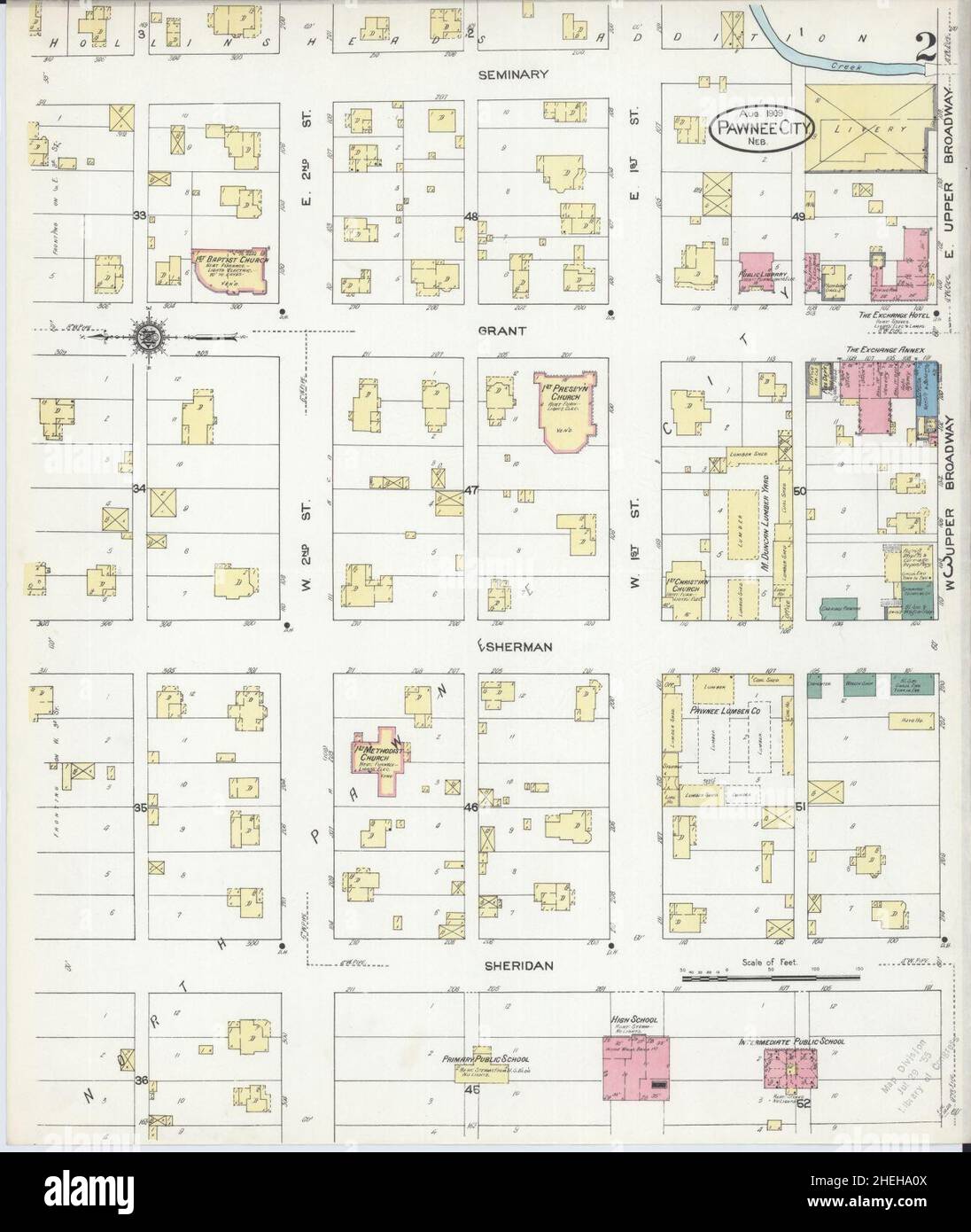 Map of pawnee city nebraska hi-res stock photography and images - Alamy