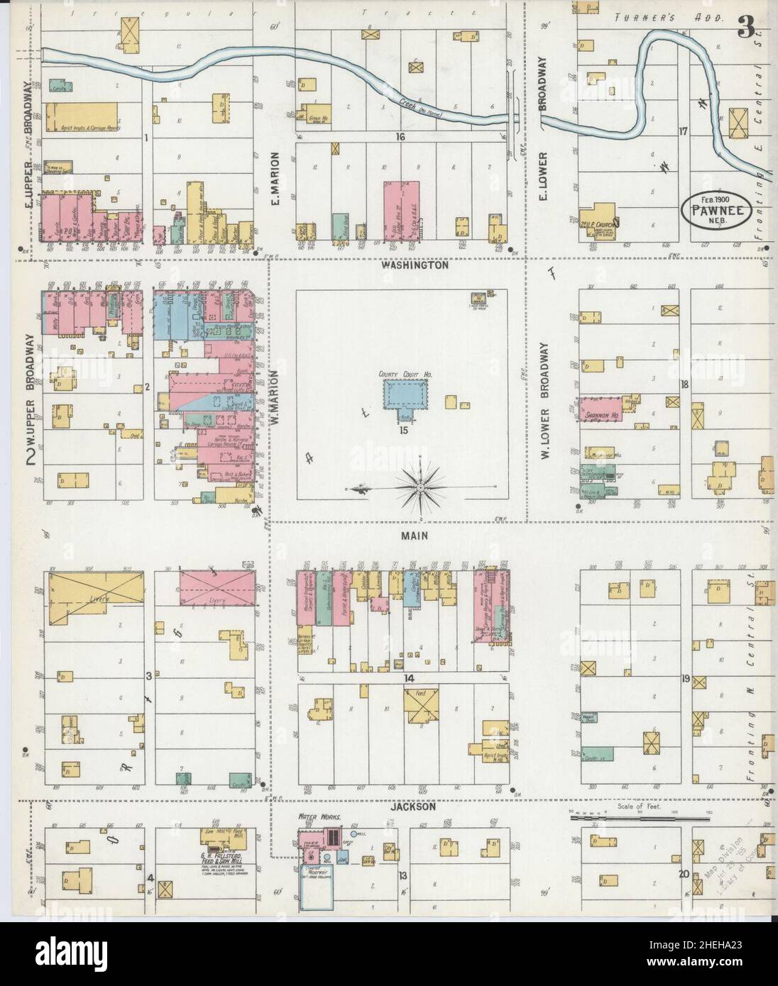 Map of pawnee city nebraska hi-res stock photography and images - Alamy