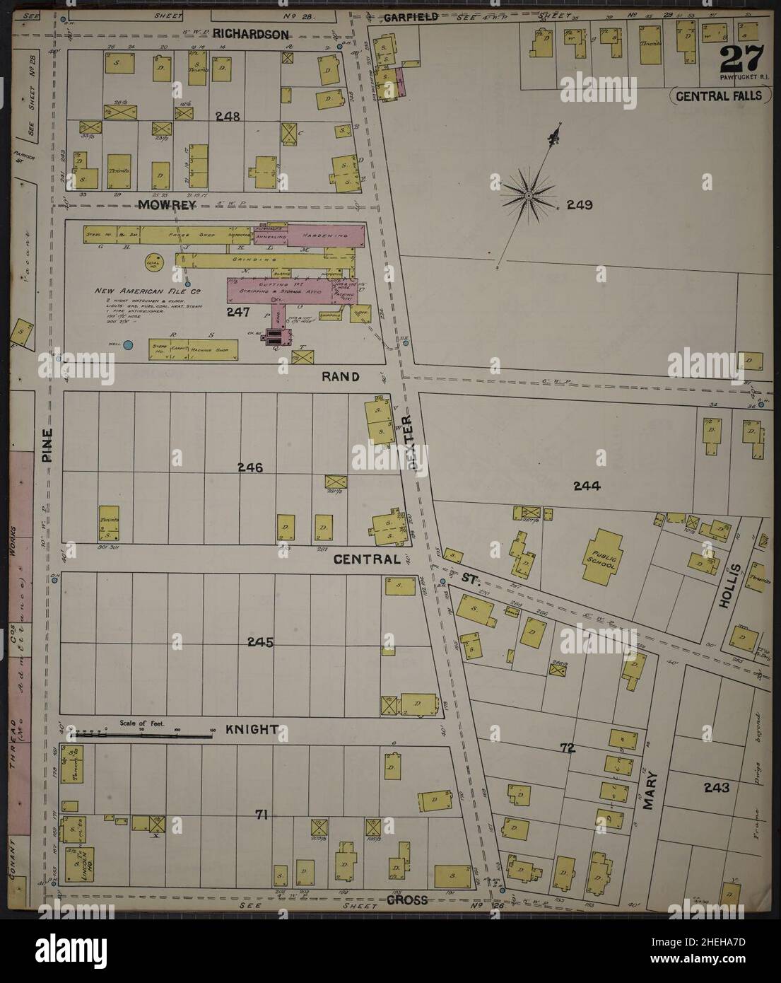 Providence county map hi-res stock photography and images - Alamy