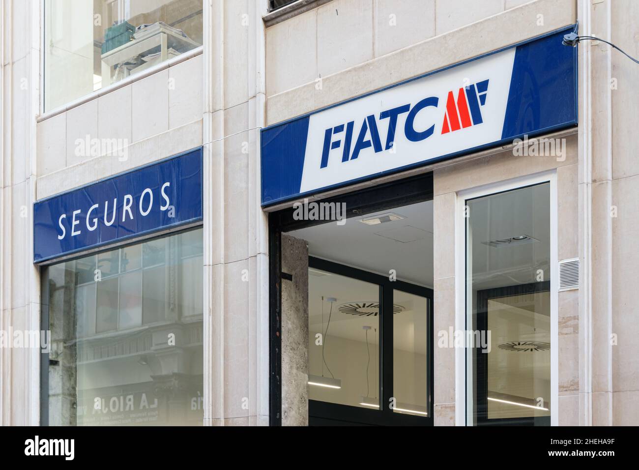 VALENCIA, SPAIN - JANUARY 10, 2022: FIATC is a Spanish insurance ...