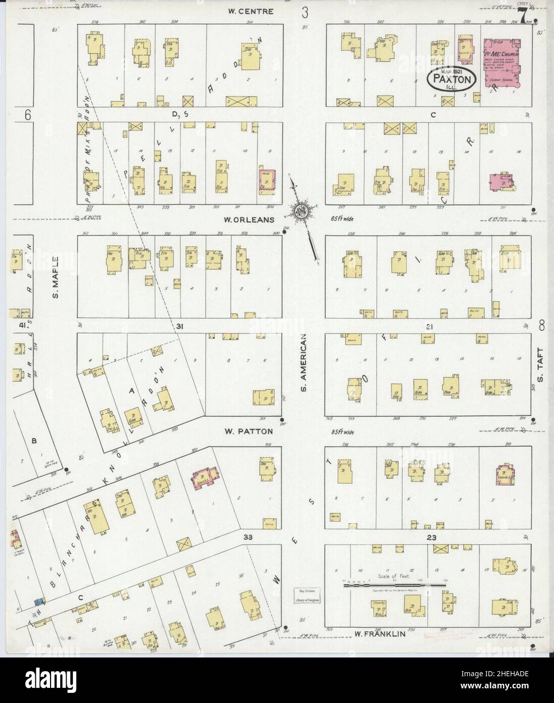 Ford county map hi-res stock photography and images - Alamy