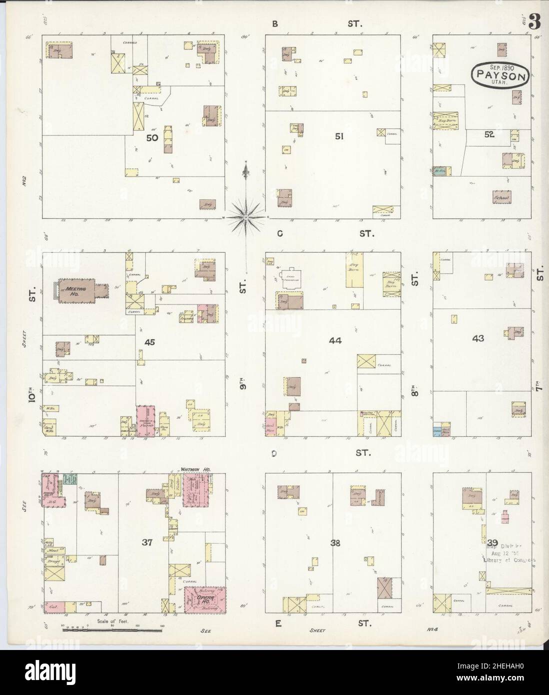 Map of payson utah hi-res stock photography and images - Alamy