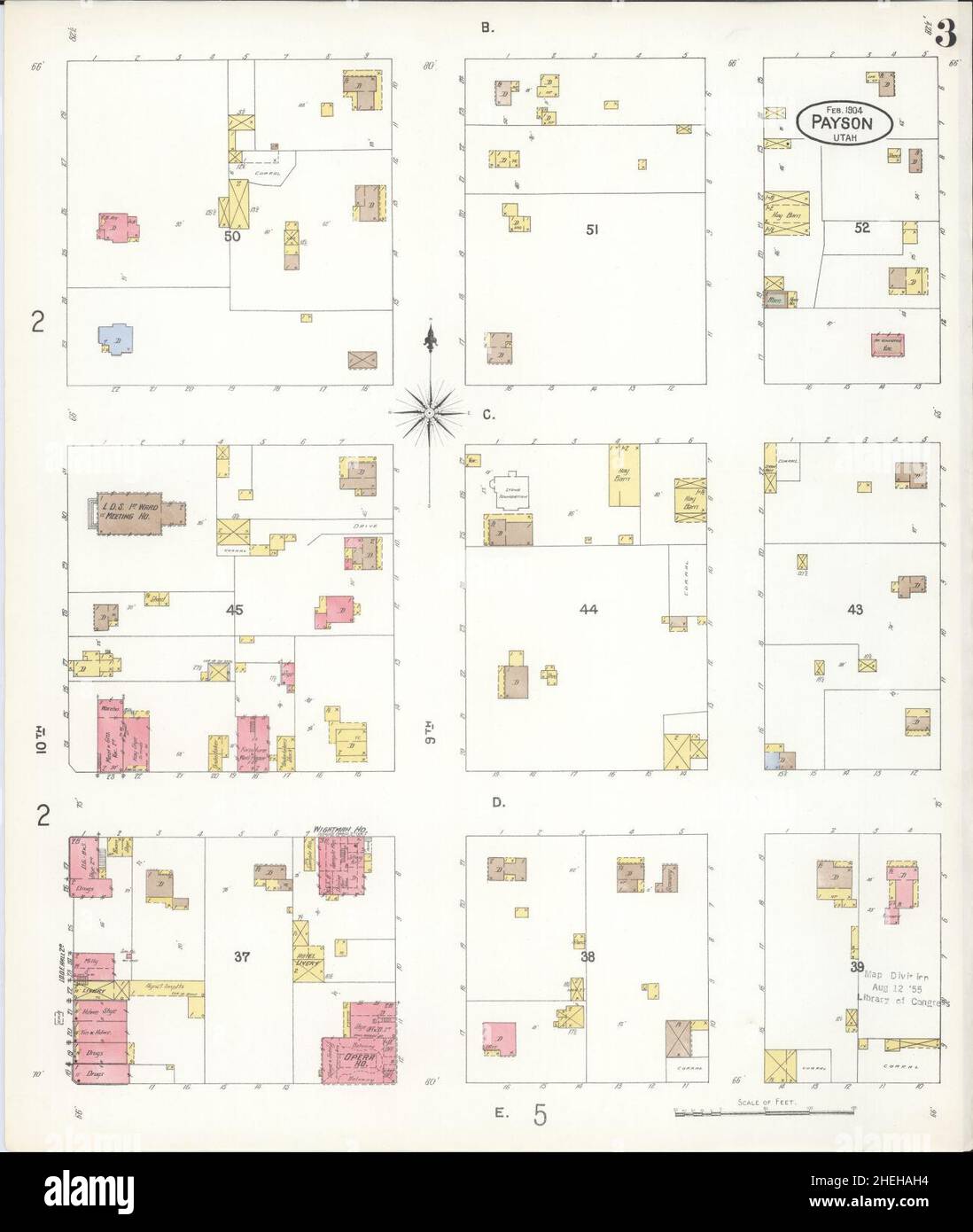 Map of payson utah hi-res stock photography and images - Alamy