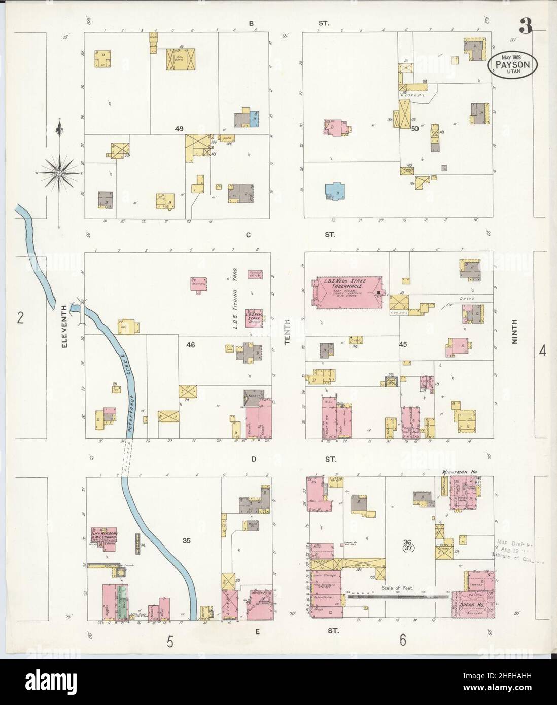 Map of payson utah hi-res stock photography and images - Alamy