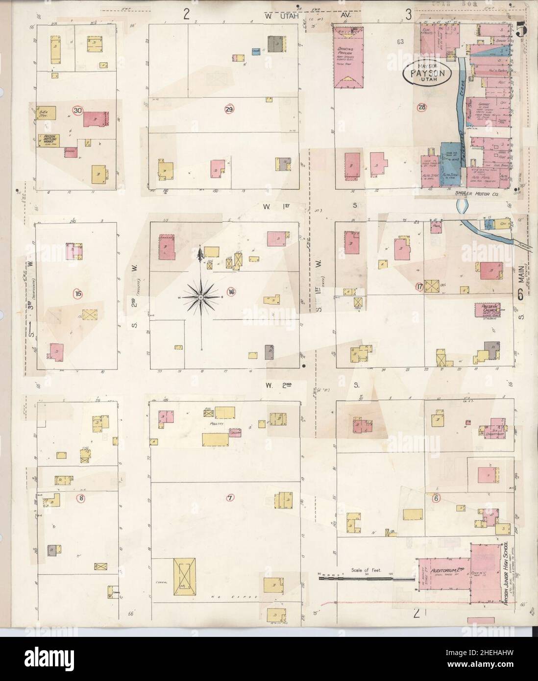 Map of payson utah hi-res stock photography and images - Alamy