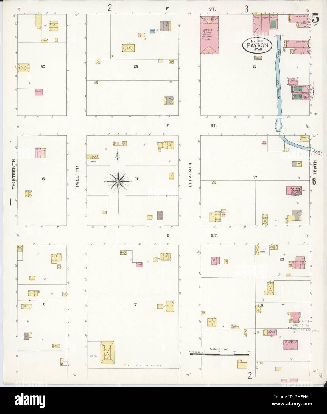 Map of payson utah hi-res stock photography and images - Alamy
