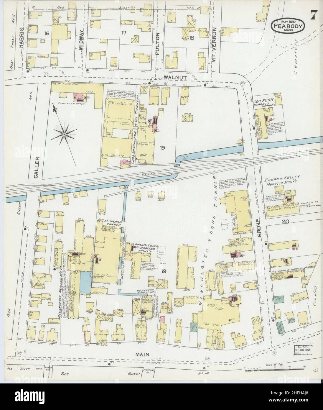 Peabody map hi-res stock photography and images - Alamy