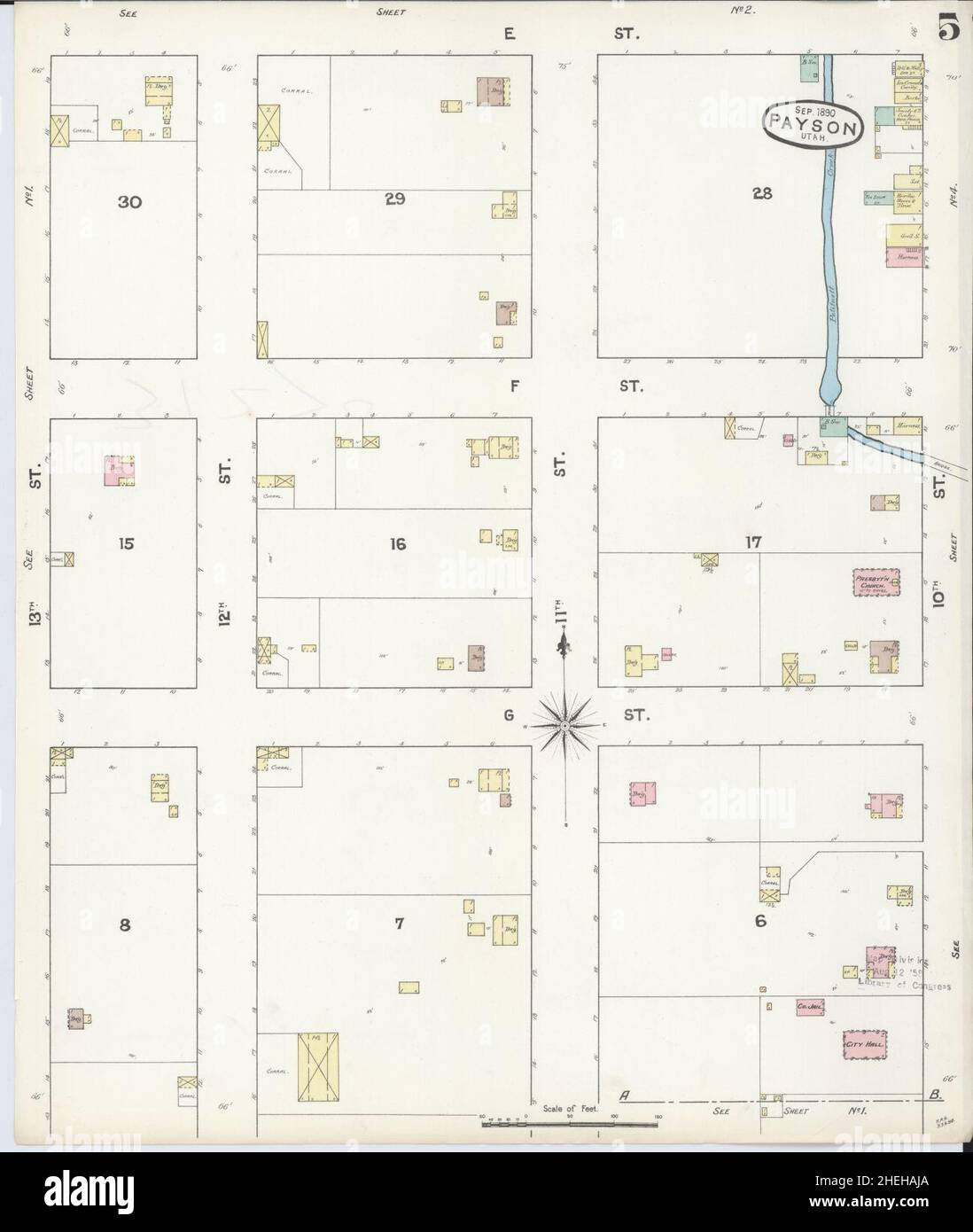 Map of payson utah hi-res stock photography and images - Alamy